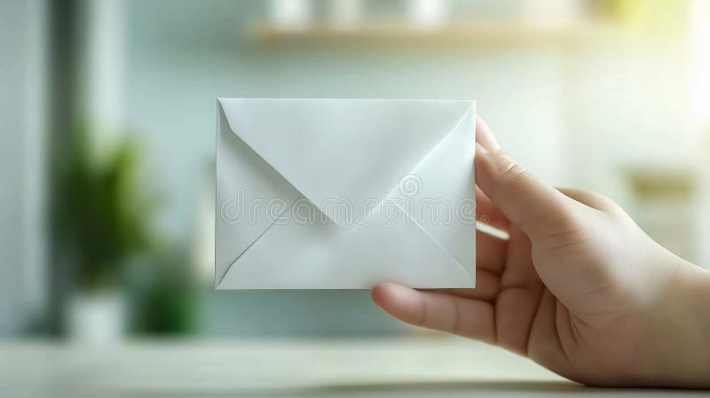 A Minimalist Envelope Icon with a Bold Email Symbol on Its Surface ...