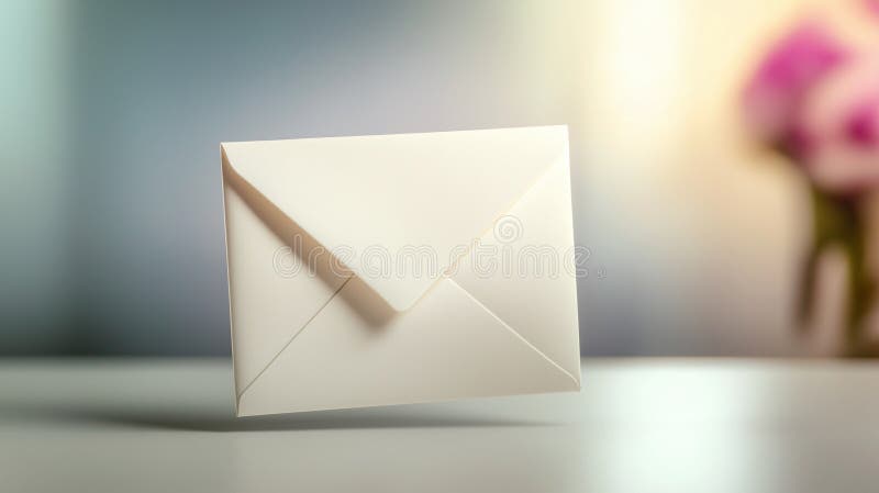 A Minimalist Envelope Icon with a Bold Email Symbol on Its Surface ...