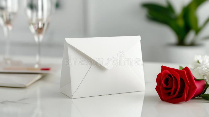 A Minimalist Envelope Icon with a Bold Email Symbol on Its Surface ...