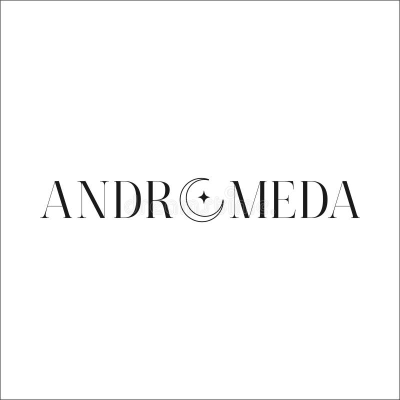 Stellar Star Logo Andromeda Arch Concept-04.11. Black Option. Stock ...