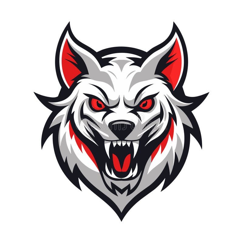 A Minimalist-fierce-hyena-logo-vector-art File . Stock Vector ...