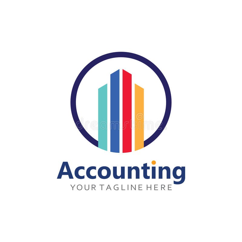 Minimalist Financial Logo with Growth Arrow and Report Sheet Stock ...