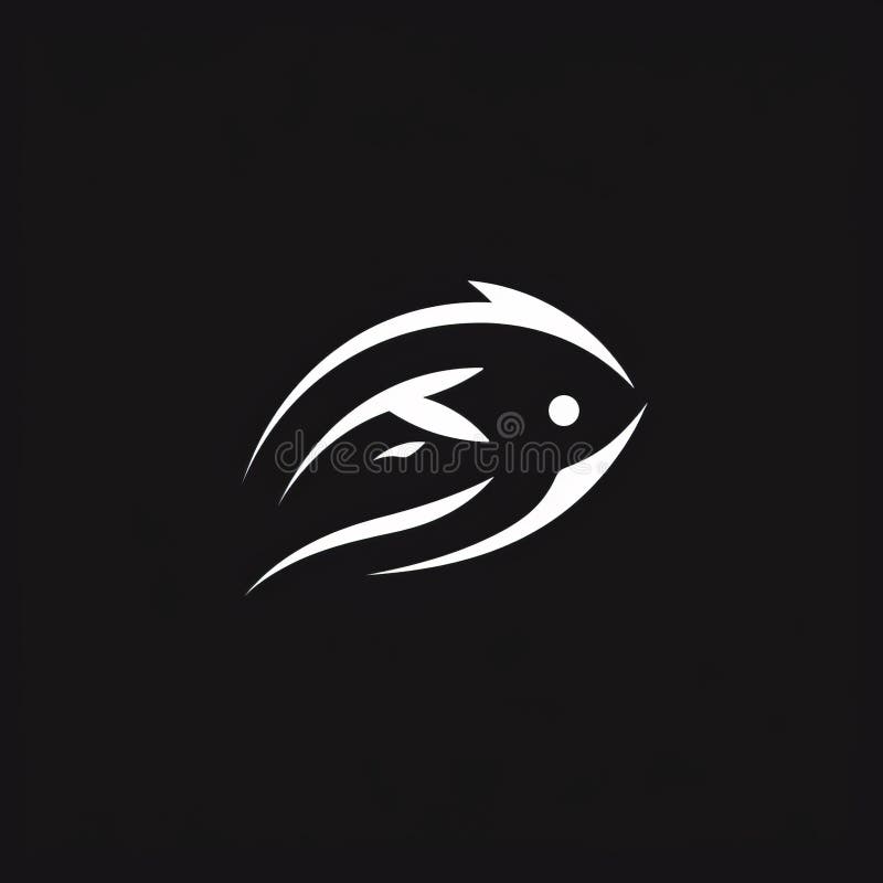 Captivating Fish Logo with Unique Character Design Stock Illustration ...