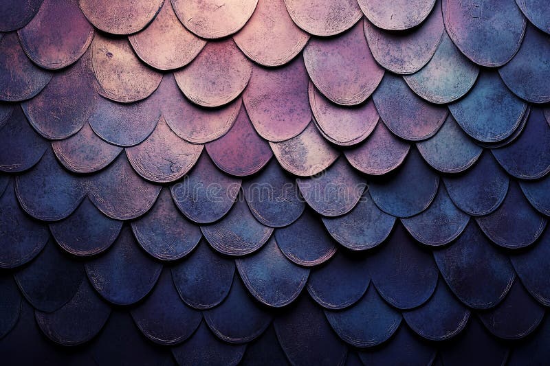A Minimalist Fish Scale Texture Styled As a Background with a Faint ...