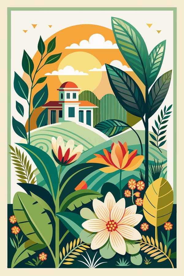 Vector Minimalism: Floral Design for Everyone Stock Illustration ...