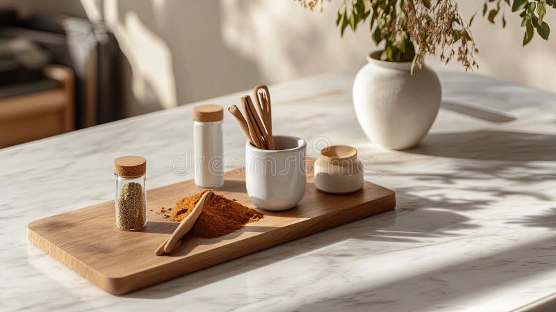 A Minimalist Flyer for Modern Spice Rack Organization Services Styled ...