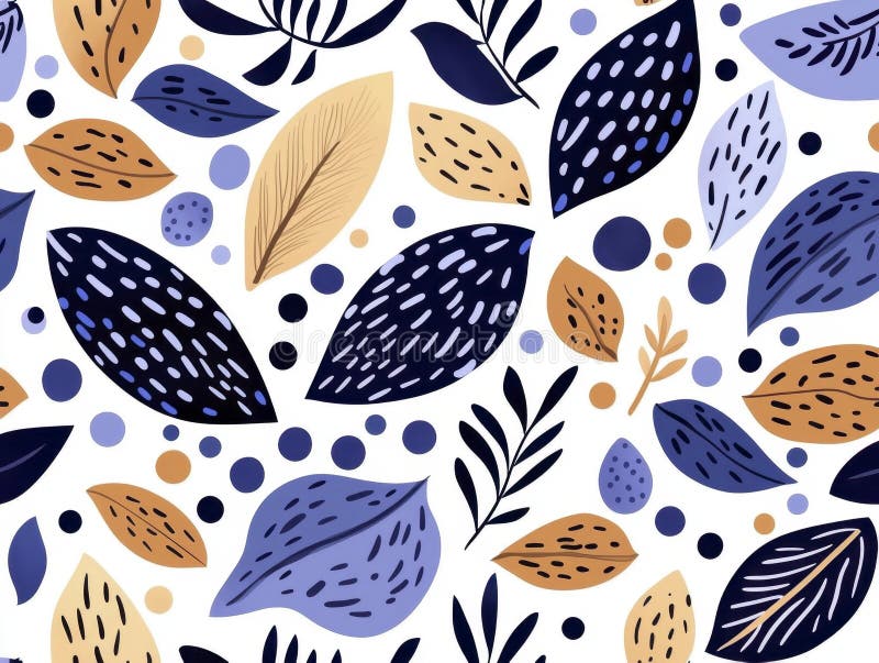 This Minimalist Folk-style Pattern Presents a Clean, Symmetrical Design ...