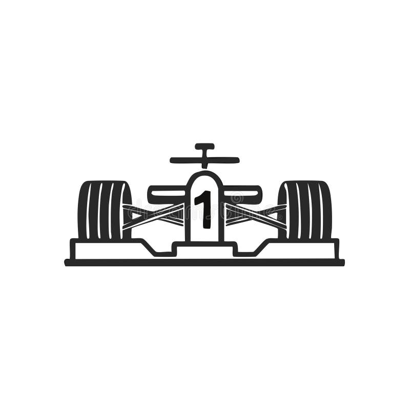 Formula One Car Outline Stock Illustrations – 936 Formula One Car ...