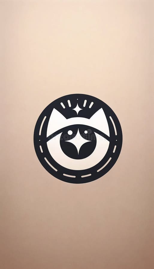 Minimalist Fortune Teller Cat Logo Design Stock Illustrations – 7 ...