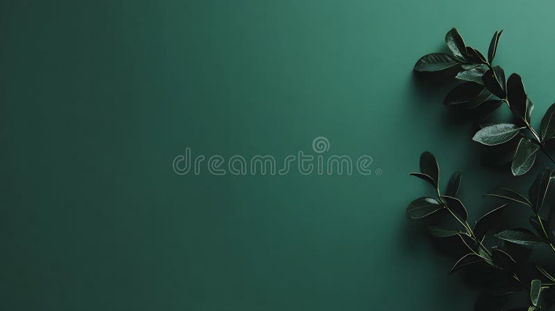 A Minimalist Full Background Wallpaper for a Presentation with a Green ...