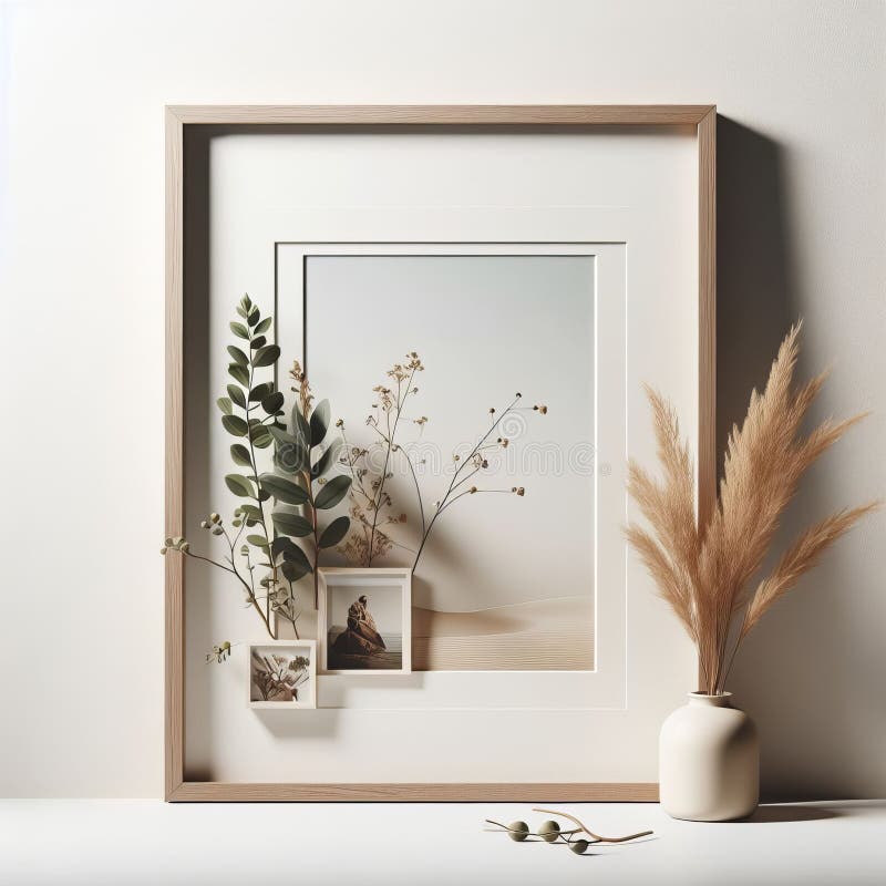 Minimalist Gallery Frame a Simple and Understated Frame Desgne Stock ...
