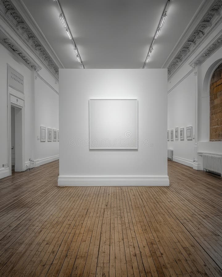 Minimalist Gallery Wall with Empty Frame Showcasing Clean Design and ...
