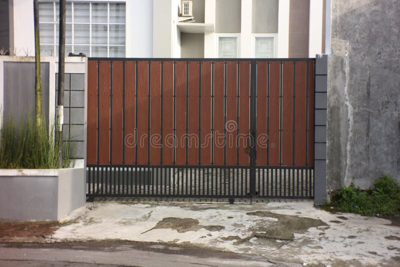 Minimalist gate stock photo. Image of building, architectural - 261224052