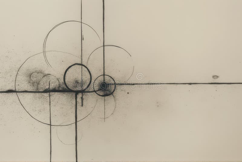 Minimalist Geometric Abstract Art a Digital Visual Harmony. Generative ...