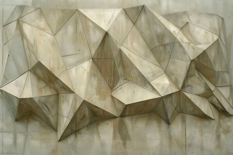 Minimalist Geometric Cement Tiles Featuring Simple Triangular Shapes in ...