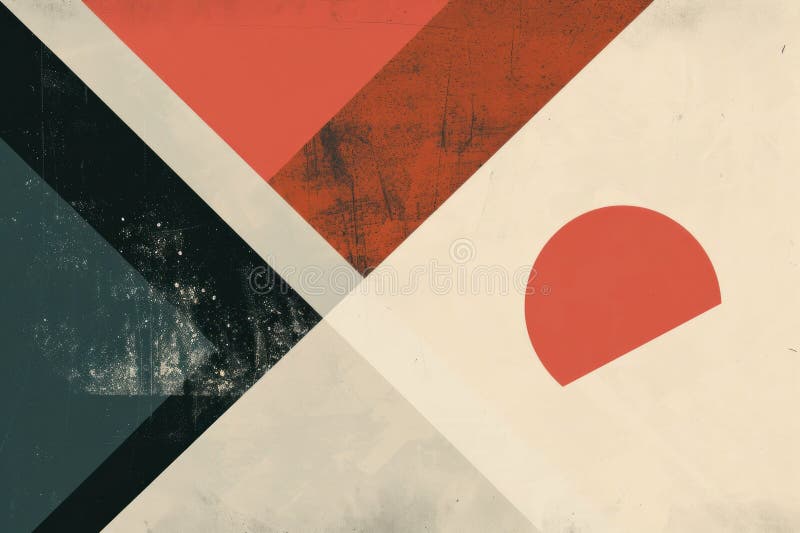 A Minimalist Geometric Design Earth Tone Color Stock Image - Image of ...