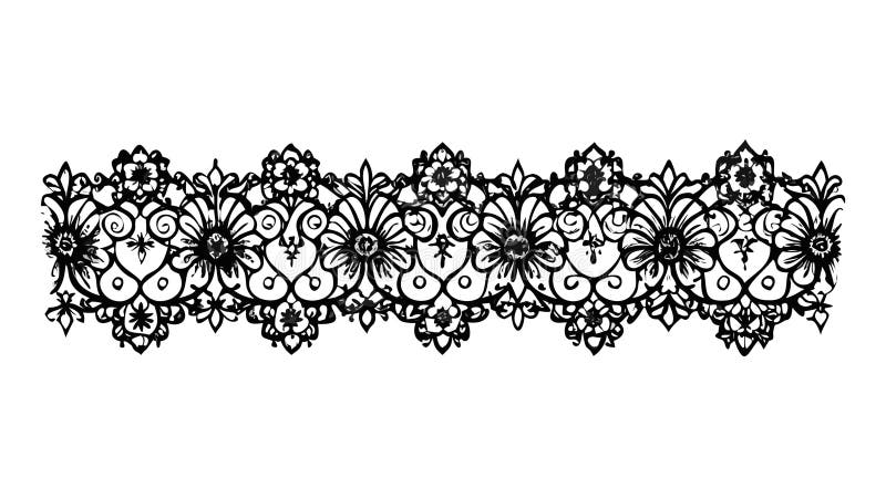 Geometric Lace Pattern Border Stock Illustrations – 26,022 Geometric ...