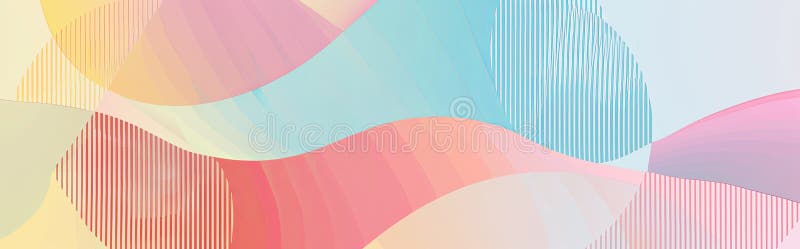 Minimalist Geometric Pattern with a Gradient Pastel Color Scheme and ...