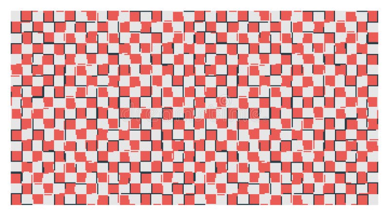 Minimalist Geometric Seamless Pattern Featuring Simple Random Shapes in ...