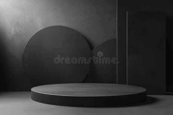 Minimalist Geometric Shapes in a High Quality Studio Background Ideal ...