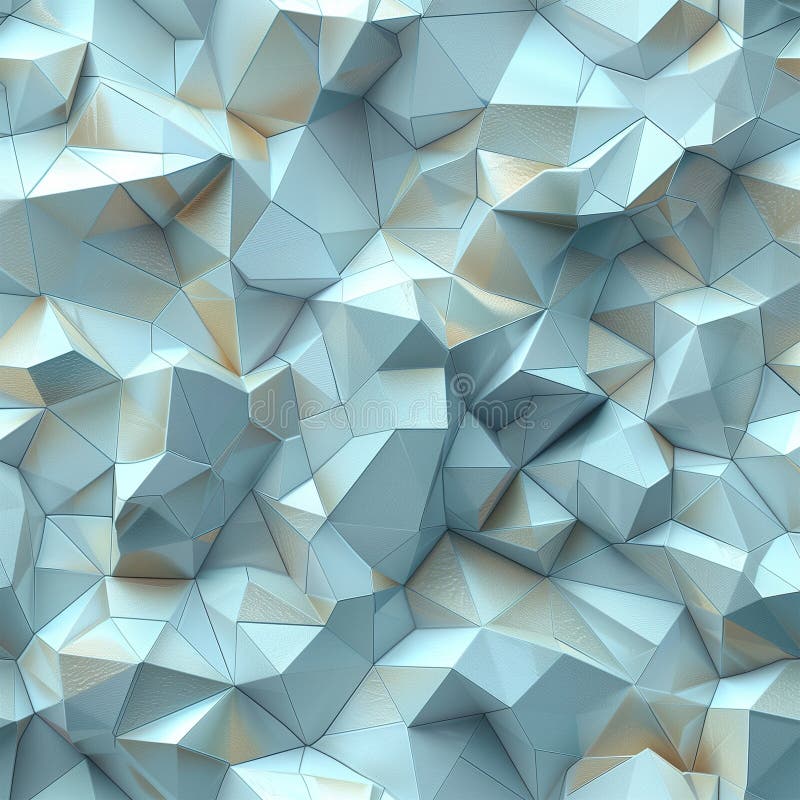 Minimalist Geometric Shapes, Seamless Polygonal Pattern, High ...