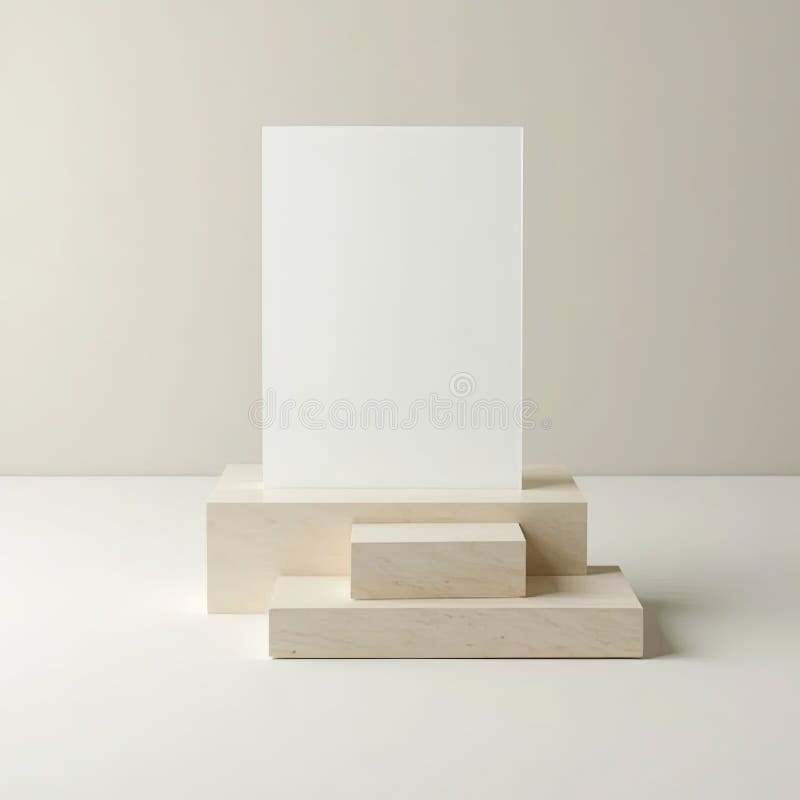 Minimalist Geometric Stage Design Decorative Setup Ideal for Staging ...