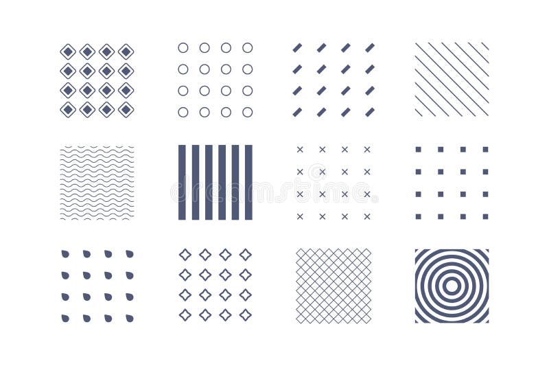 Minimalist Geometric Textures. Modern Regular Simple Patterns ...