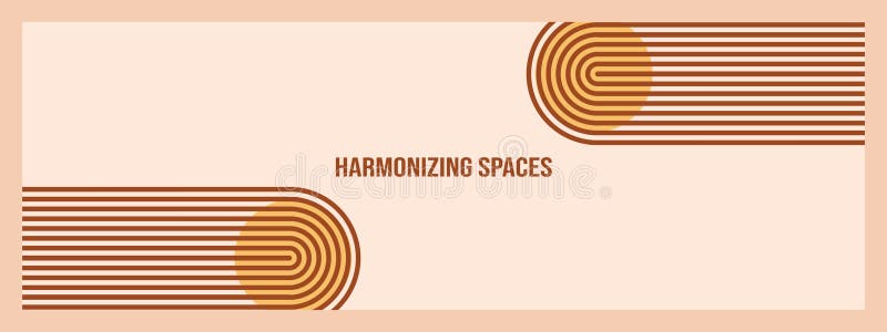 Minimalist Geometric Zen Arches Banner Template with Text - Harmonizing ... Minimalist Geometric Zen Arches Banner Template with Text - Harmonizing ...