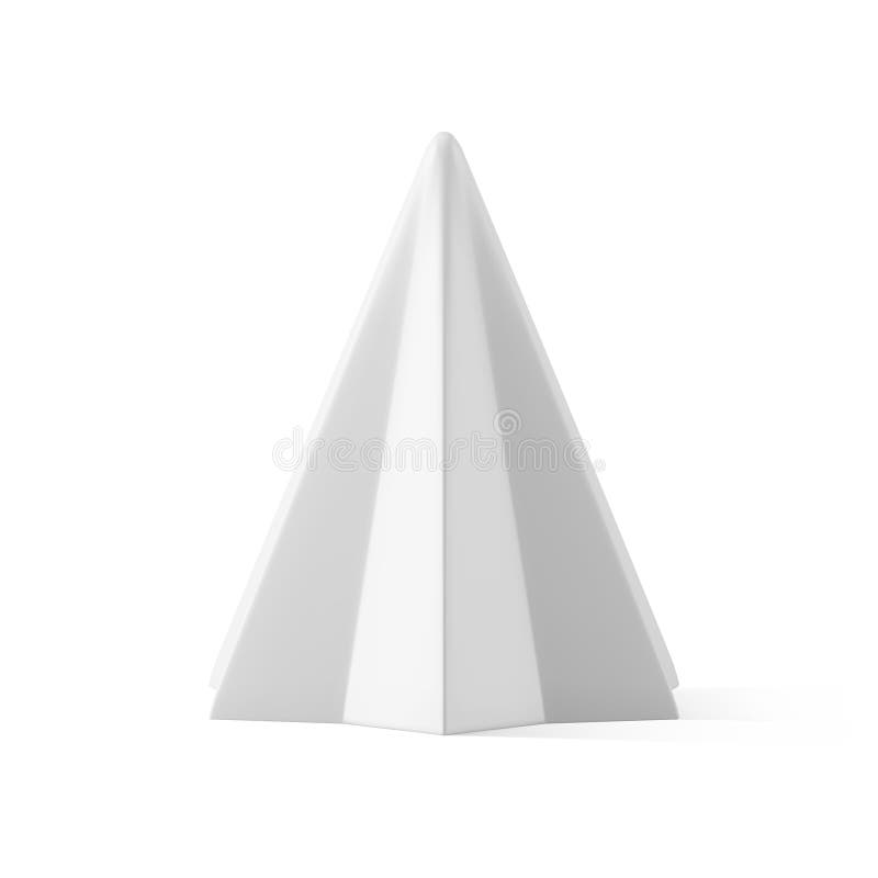 Minimalist Glossy Triangle Polygon Pyramid Simple Christmas Tree ...