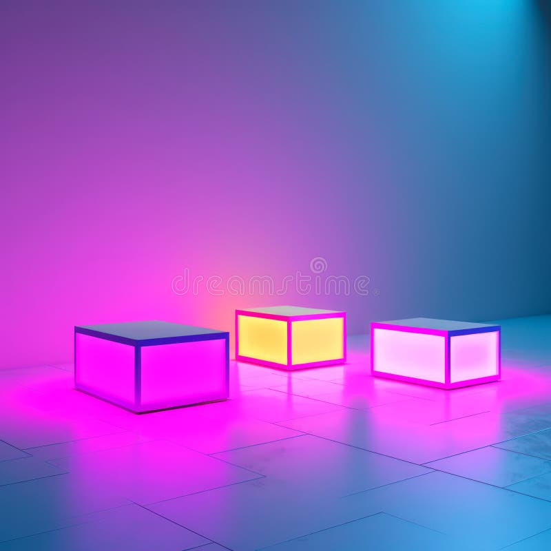 Minimalist Glow stock illustration. Illustration of contemporary ...