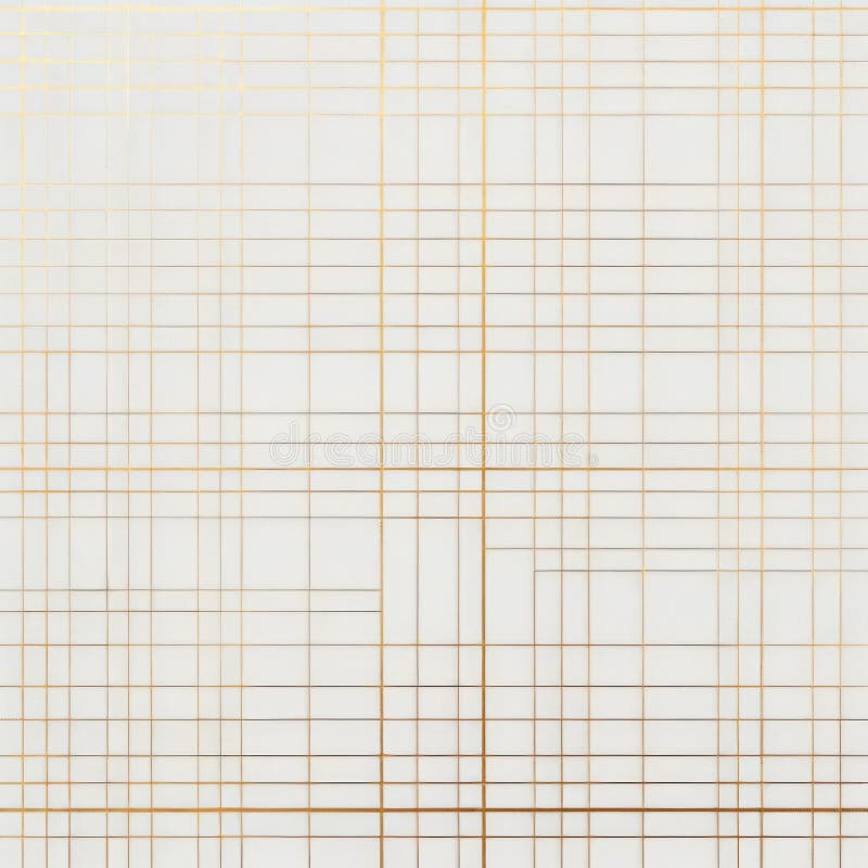 Minimalist Gold Line Pattern on White Background Stock Image - Image of ...