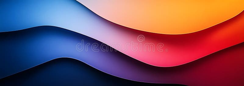 Abstract Gradient Background with Wavy Paper Texture Stock Illustration ...