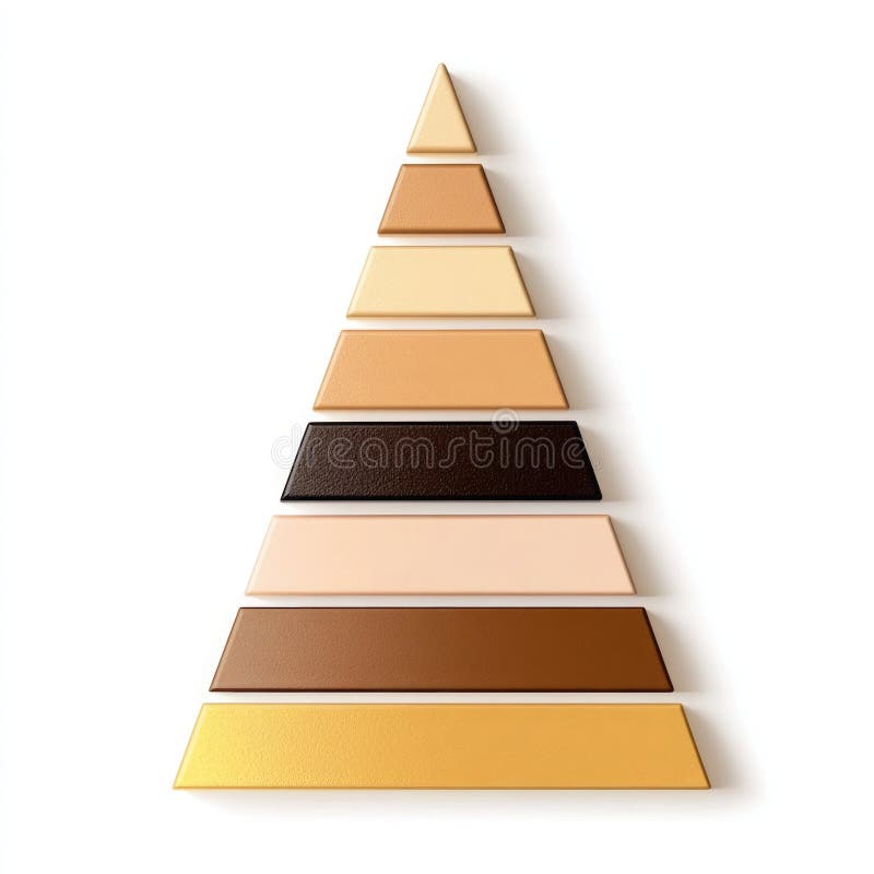 Minimalist Gradient Pyramid Icon Design Stock Illustration ...