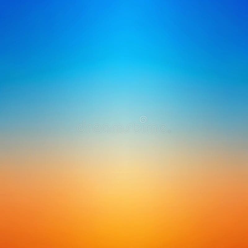 Simple Blue Orange Gradient Pastel, Abstract Orange and Blue Blur Color ...