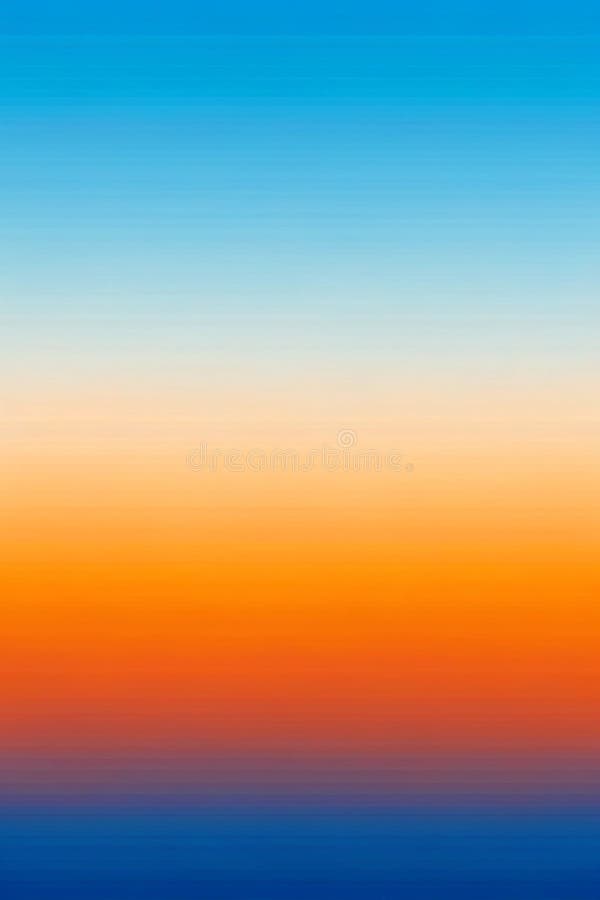 Simple Blue Orange Gradient Pastel, Abstract Orange and Blue Blur Color ...