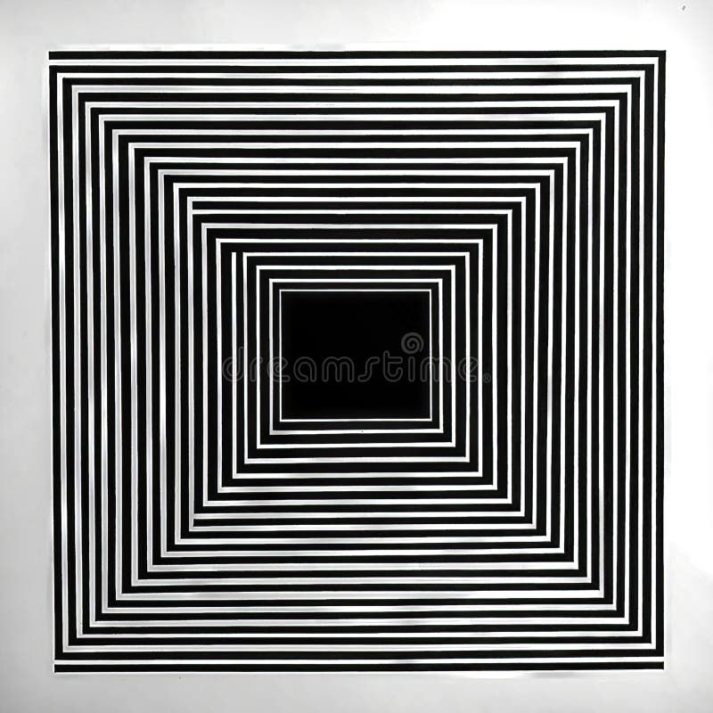Optical Illusions Black And White Squares