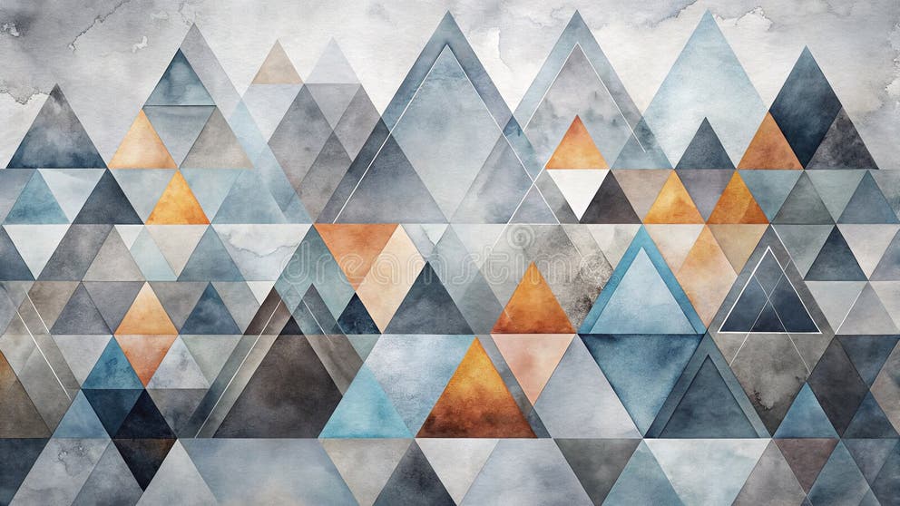 Minimalist Gray Triangle Background Abstract Geometric Design for ...