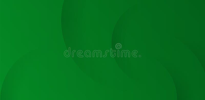 Minimalist Green Abstract Curve Premium Vector Background. Circle ...