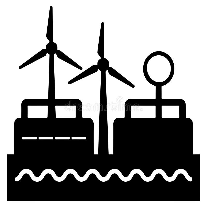 Minimalist Green Energy Icon Set Design Silhouette Vector Art ...