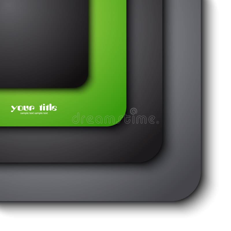 Minimalist Green Website Template Stock Vector - Illustration of ...