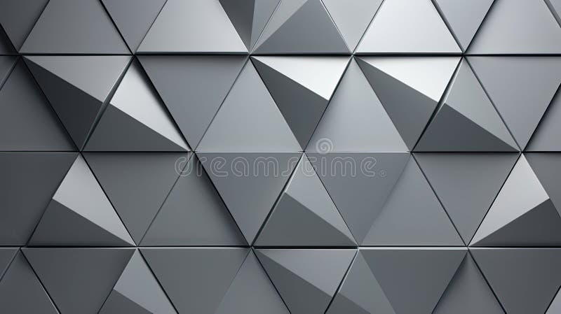 Minimalist Grey Triangle Background Stock Illustration - Illustration ...
