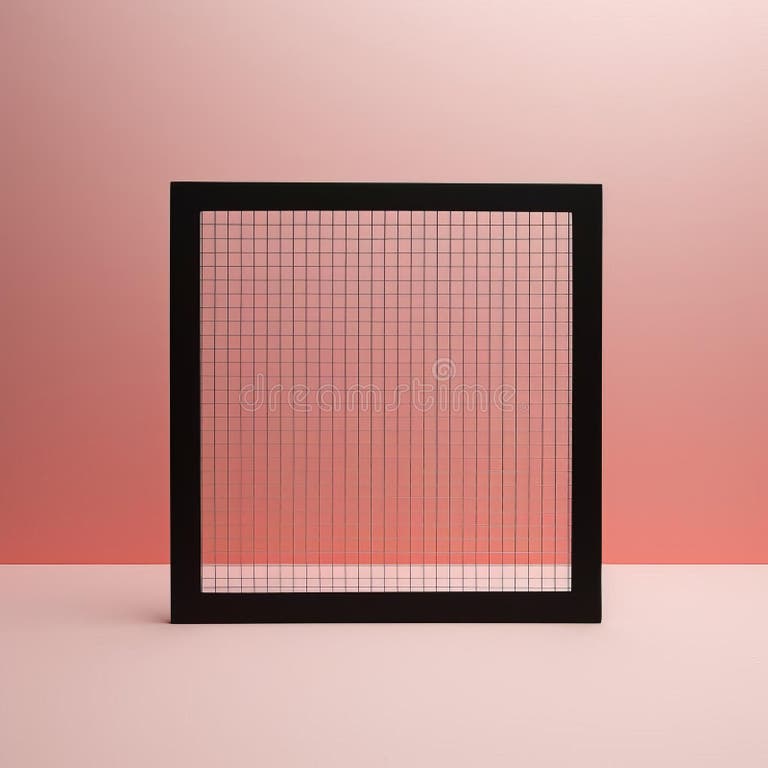 Minimalist Grid Pattern Frame Design with Gradient Effect Stock ...