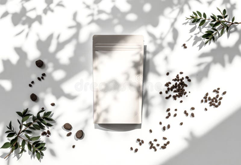 Minimalist Herbal Tea Mockup Front Side View High Resolution Clean ...