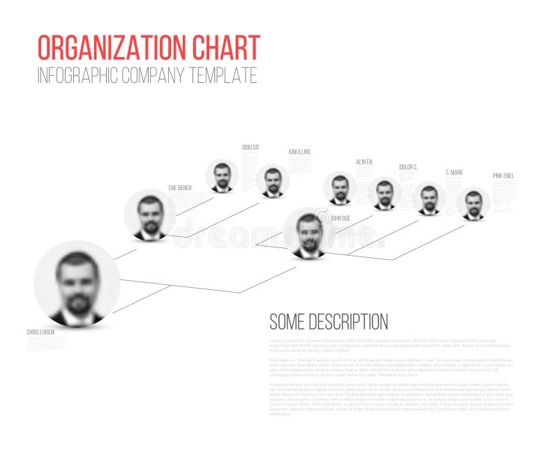 Minimalist Hierarchy 3d Chart Stock Vector - Illustration of connection ...