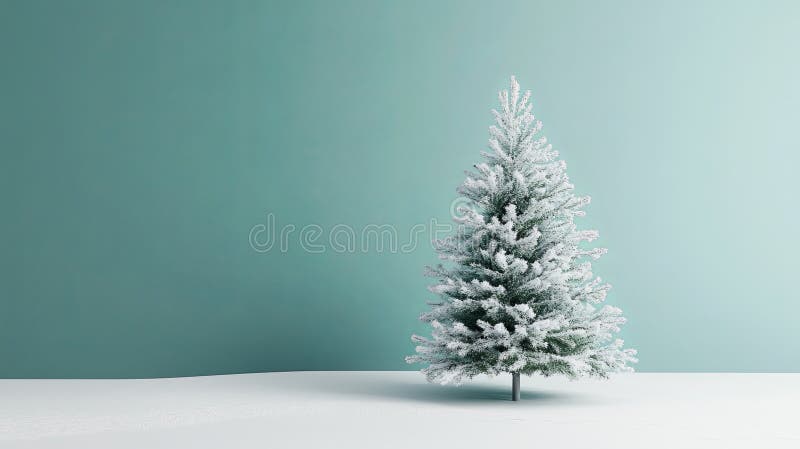 A Minimalist Holiday Tree Decorating Service Flyer Styled with Subtle ...