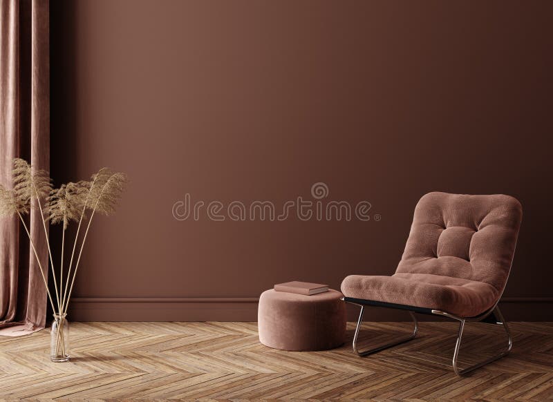 Minimalist Home Interior Background Stock Illustration - Illustration ...
