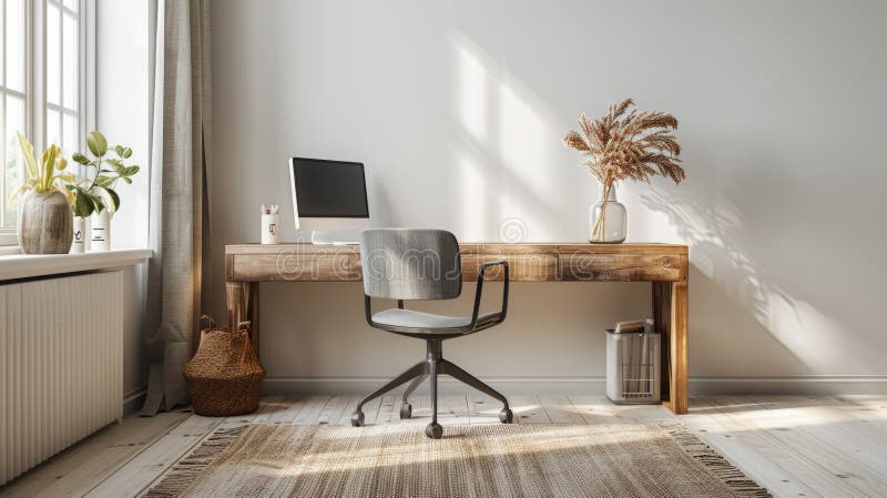 Minimalist Home Office, a Minimalist Studio Apartment Work Area is ...