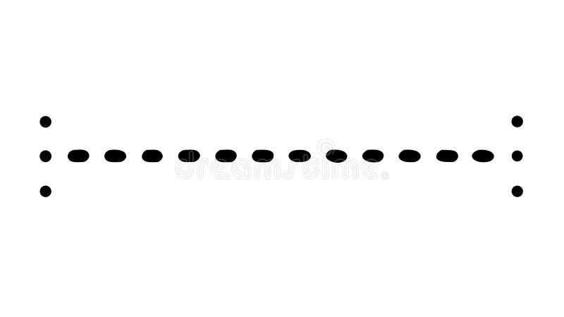 Minimalist Horizontal Dotted Line Divider, Vector Design Generative AI ...