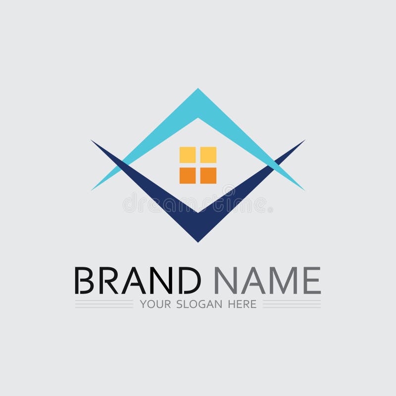 Minimalist House Logo with Elegant Outline Stock Illustration ...