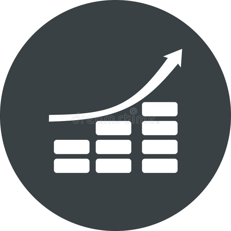 Illustration Vector Graphic Graph Chart in Minimalist Style. Vector ...